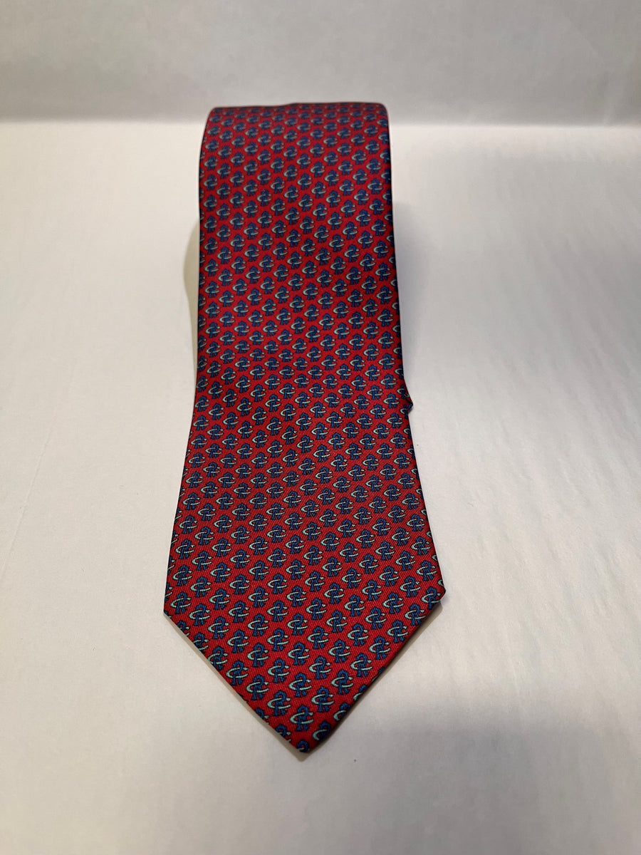 River Club Logo Silk Printed Ties – The River Club Online Store